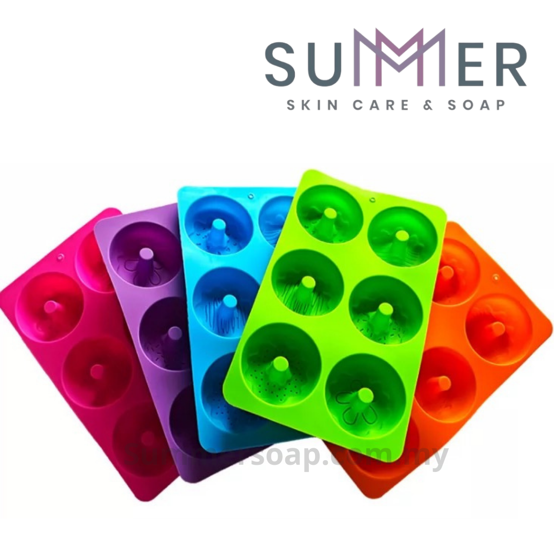 Donut Silicon Mould 6 Cavity (M Size) Acuan Donat Donuts Doughnut Mold ...